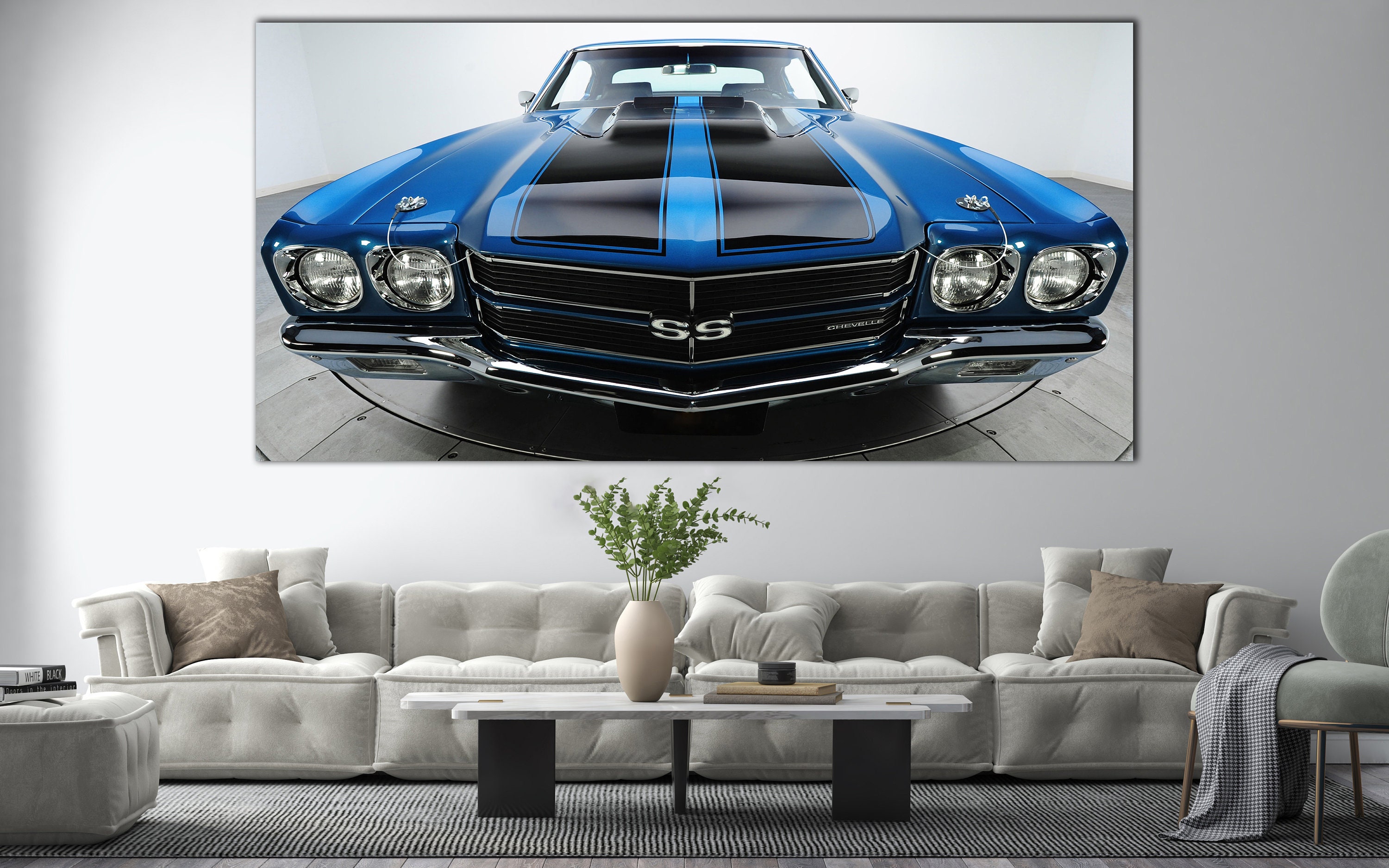 Chevrolet Wall Decor Chevelle Wall Art Huge Canvas Vintage - Etsy
