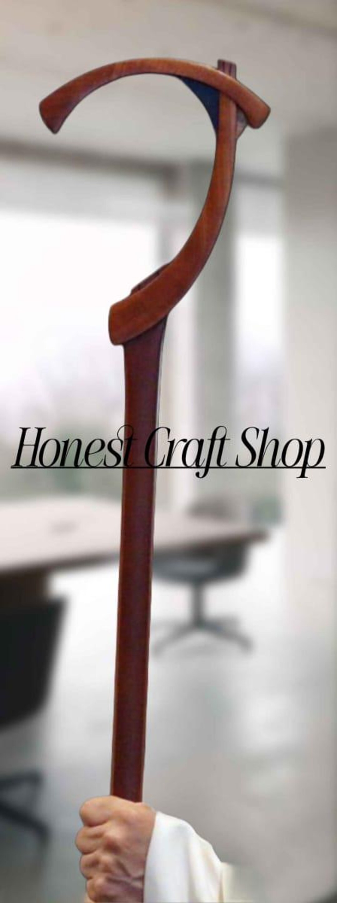 Wooden CROZIER Bishop Staff Crosier Quality Craftsmanship, 72" High ...
