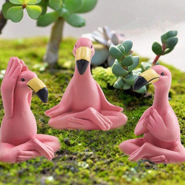 Flamingo Figurine - Etsy