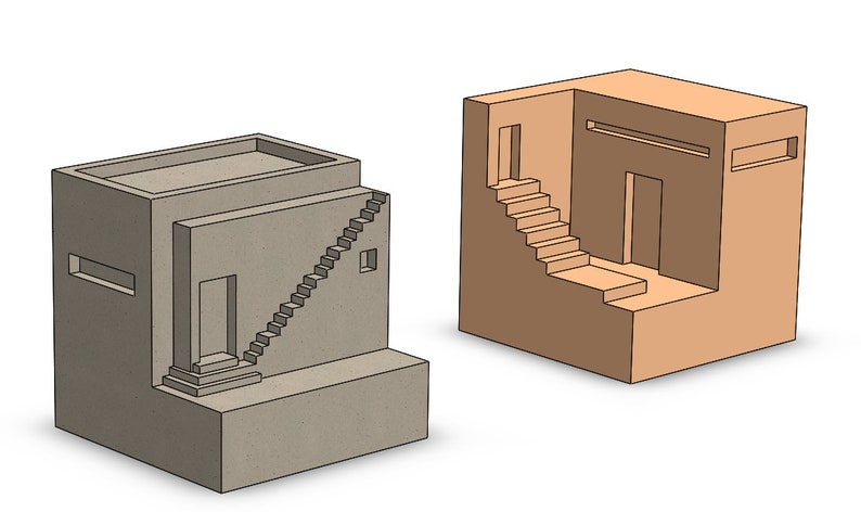 3D Printed Little Houses for Decoration - Etsy