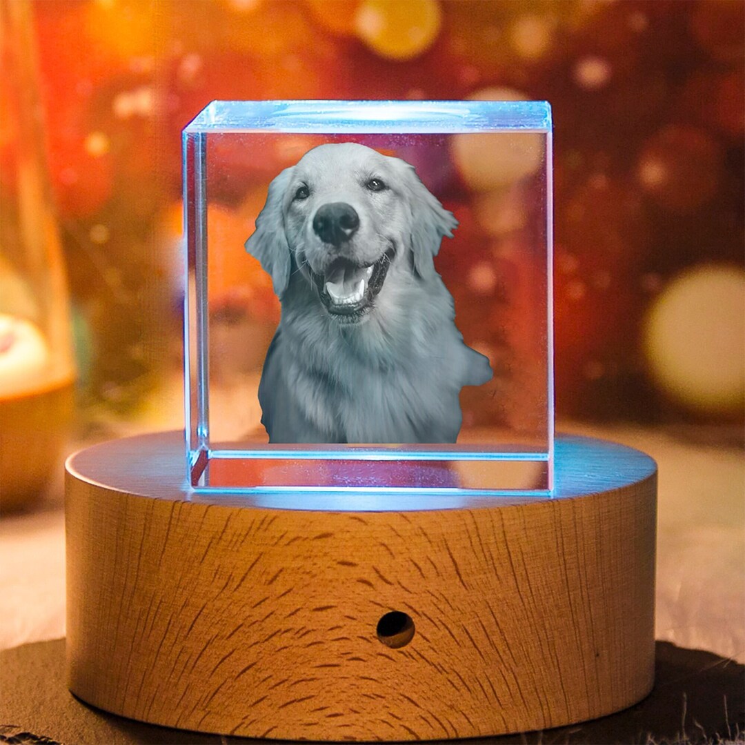 Personalized 3D Laser Gifts Pet Memorial Gifts Christmas Table Personalized 3D Laser Gifts Pet Memorial Gifts Christmas Table