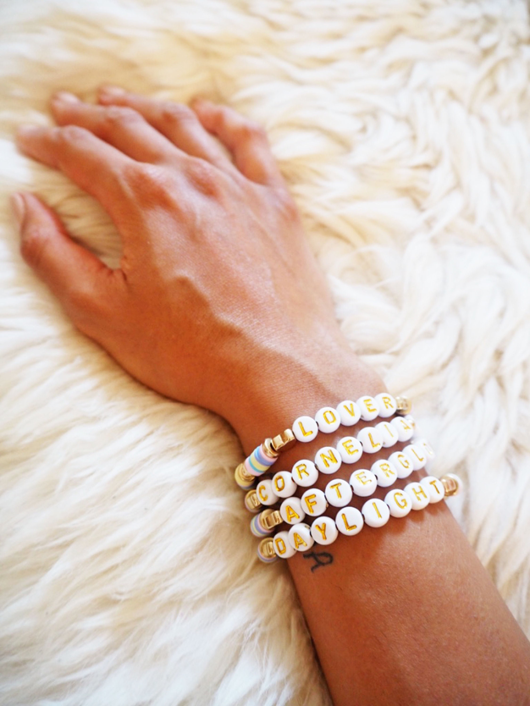 Taylor Swift Inspired Lover Heishi Clay Bracelet, Taylor Swift Inspired ...