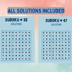 50 Easy Sudoku Puzzles for Seniors, Adults and Kids, Fun Printable ...