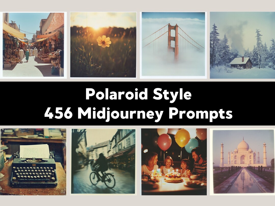 456 Polaroid Style Midjourney Prompts, AI Art, Midjourney Prompt, Midjourney AI Art, Learn ...