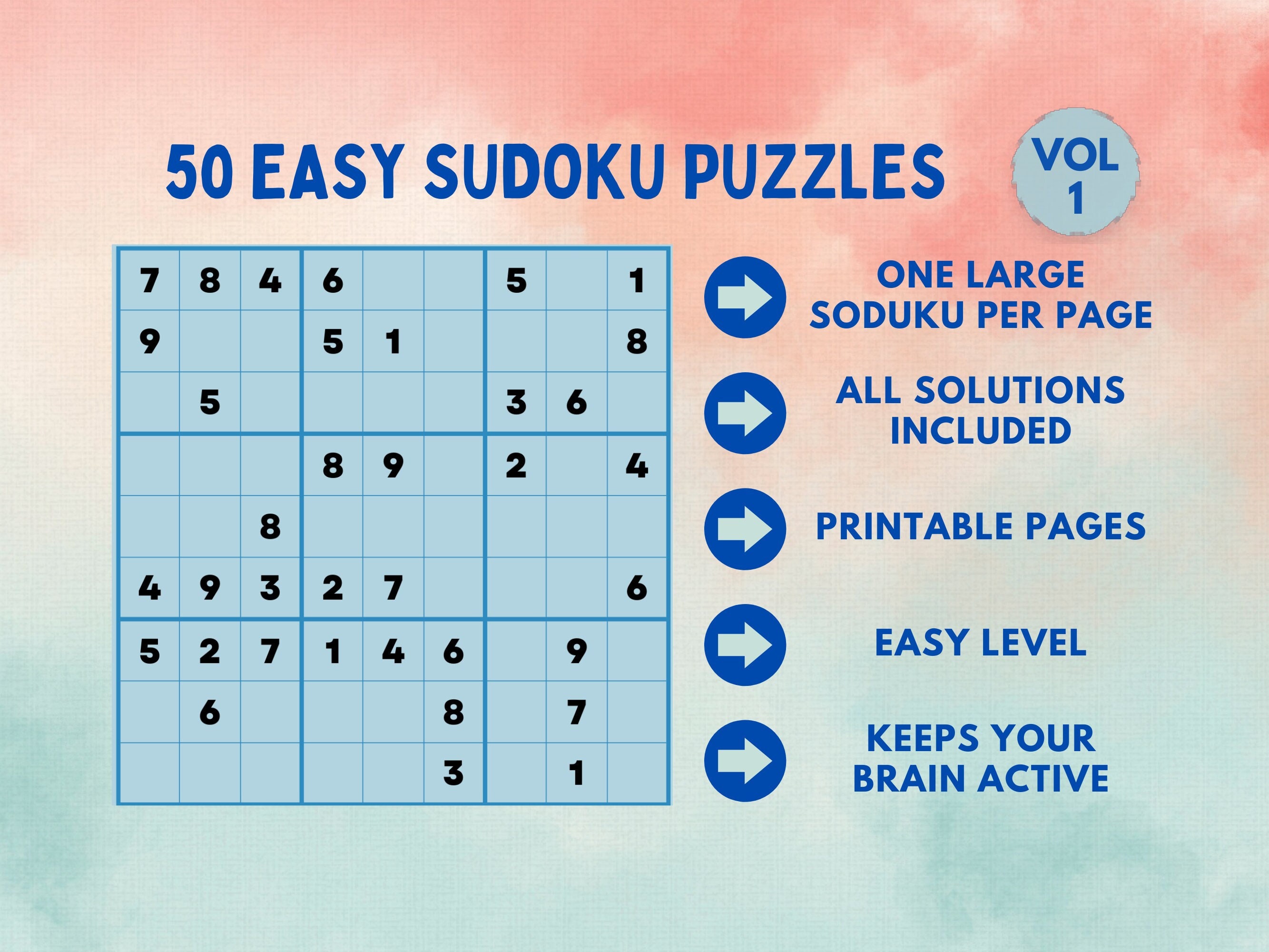 Easy Sudoku With Answers