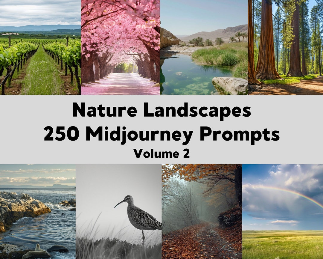250 Landscape Midjourney Prompts, AI Art, Midjourney Guide, Midjourney ...