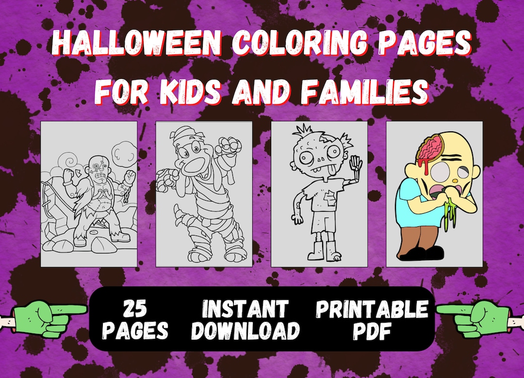 Halloween Coloring Pages for Adults and for Children | Perfect ...
