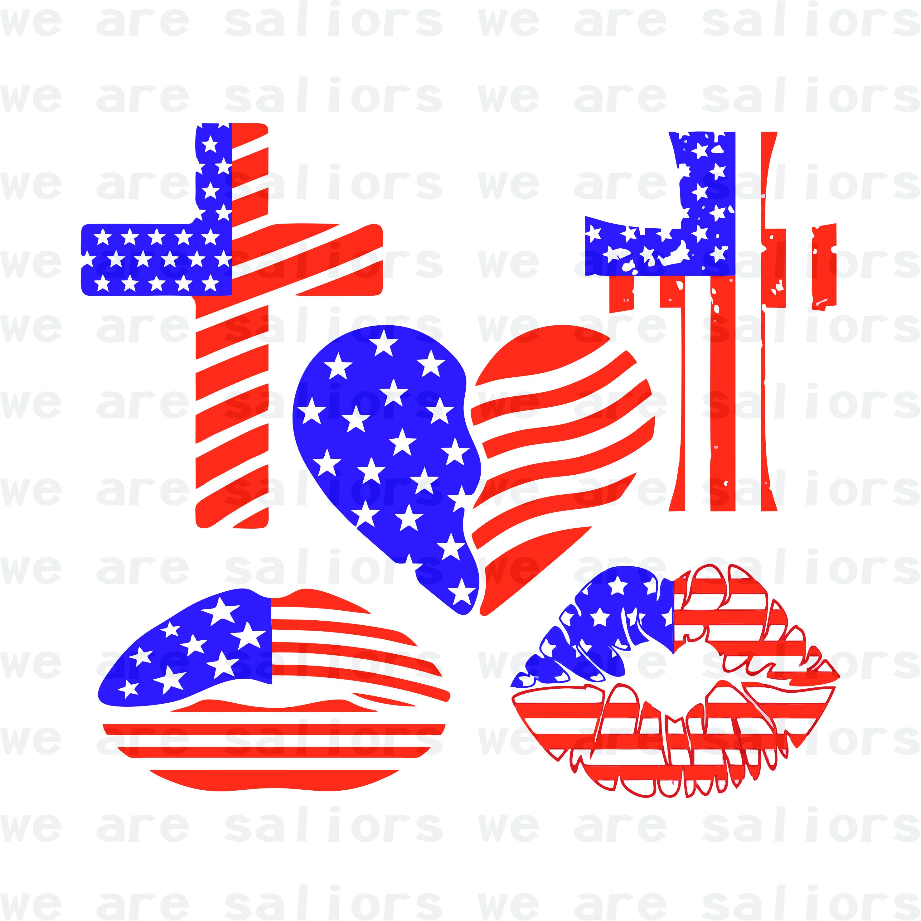 American Flag Svg Bundle Flag Svg Cross Svg Cross Flag Svg - Etsy
