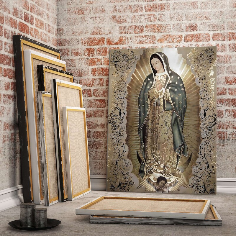 Abstract Virgin Mary - Etsy