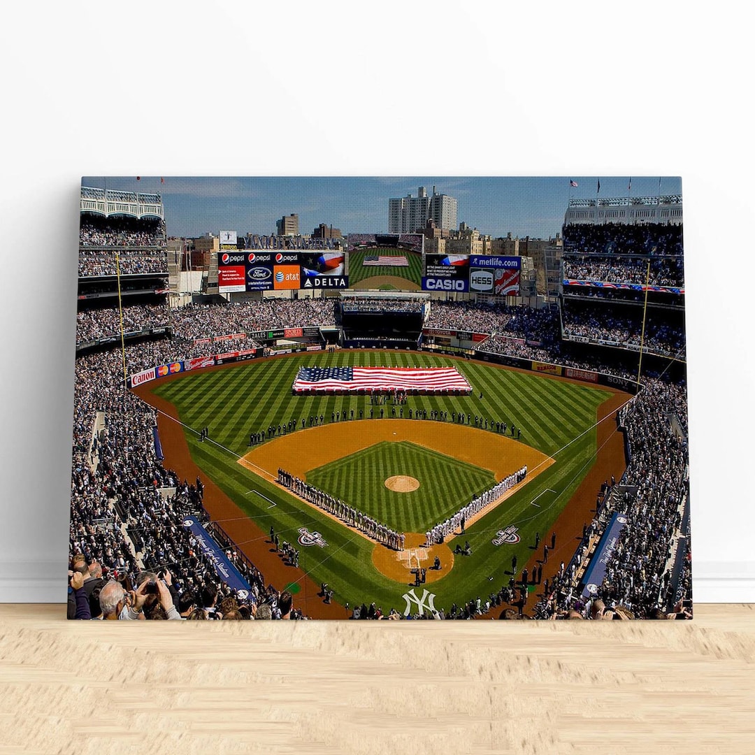 Yankee Stadium in New York Canvas Wall Art,baseball Decor,nyc Wall ...