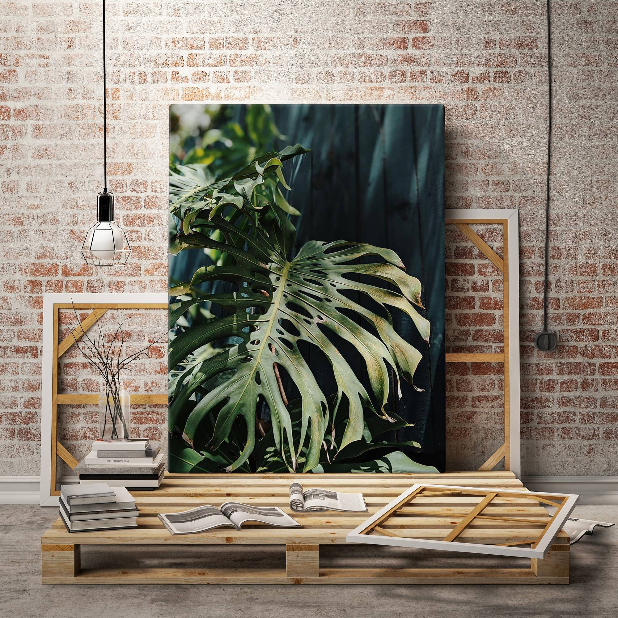 Forest Plant Canvas Wall Art,3d Wall Art, Forest Art Wall Decoration ...