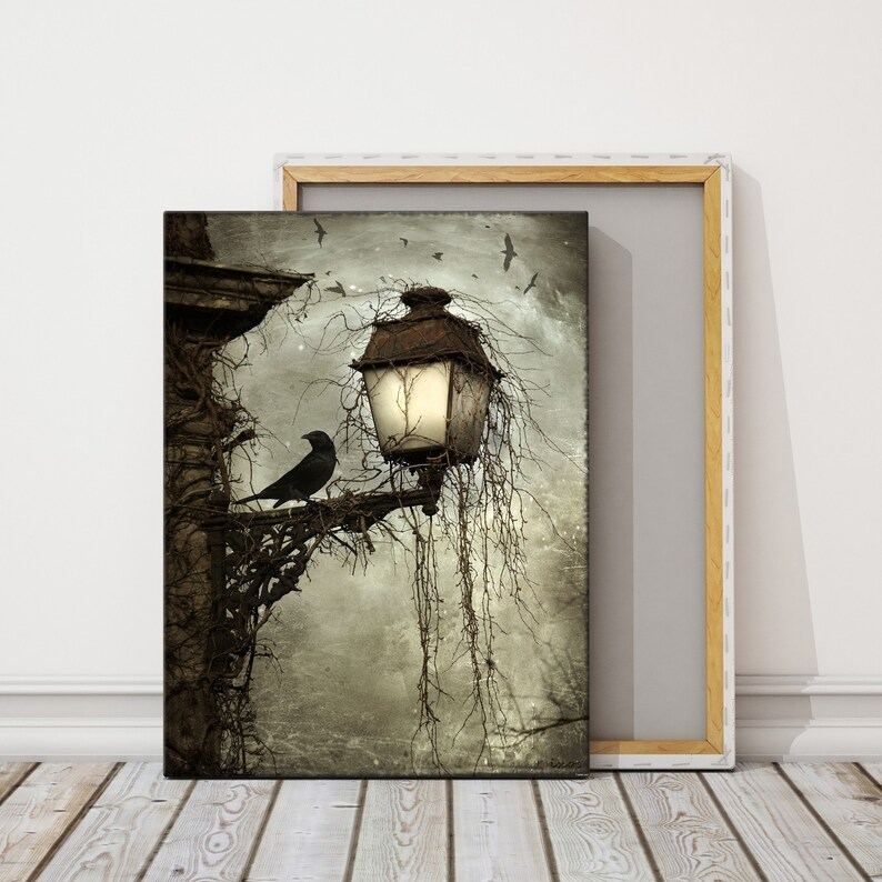 Crows Nest Canvas Wall Art, 3D Art on Canvas, Horror Background Art ...