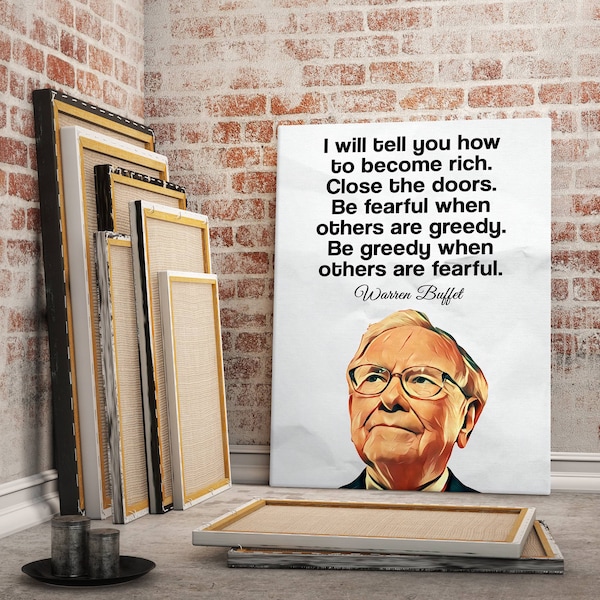 Warren Buffett Art - Etsy