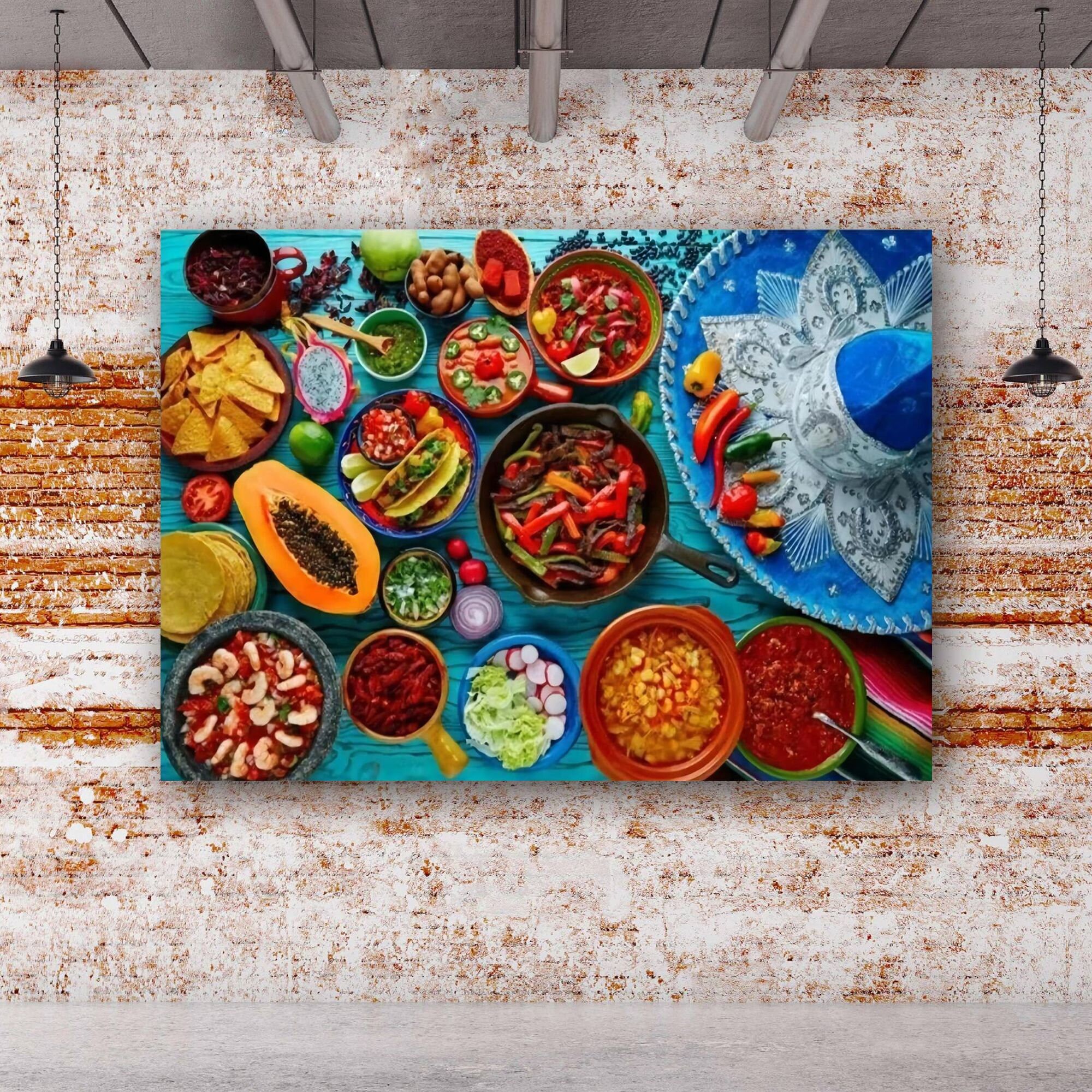 Mexican Food Painting
