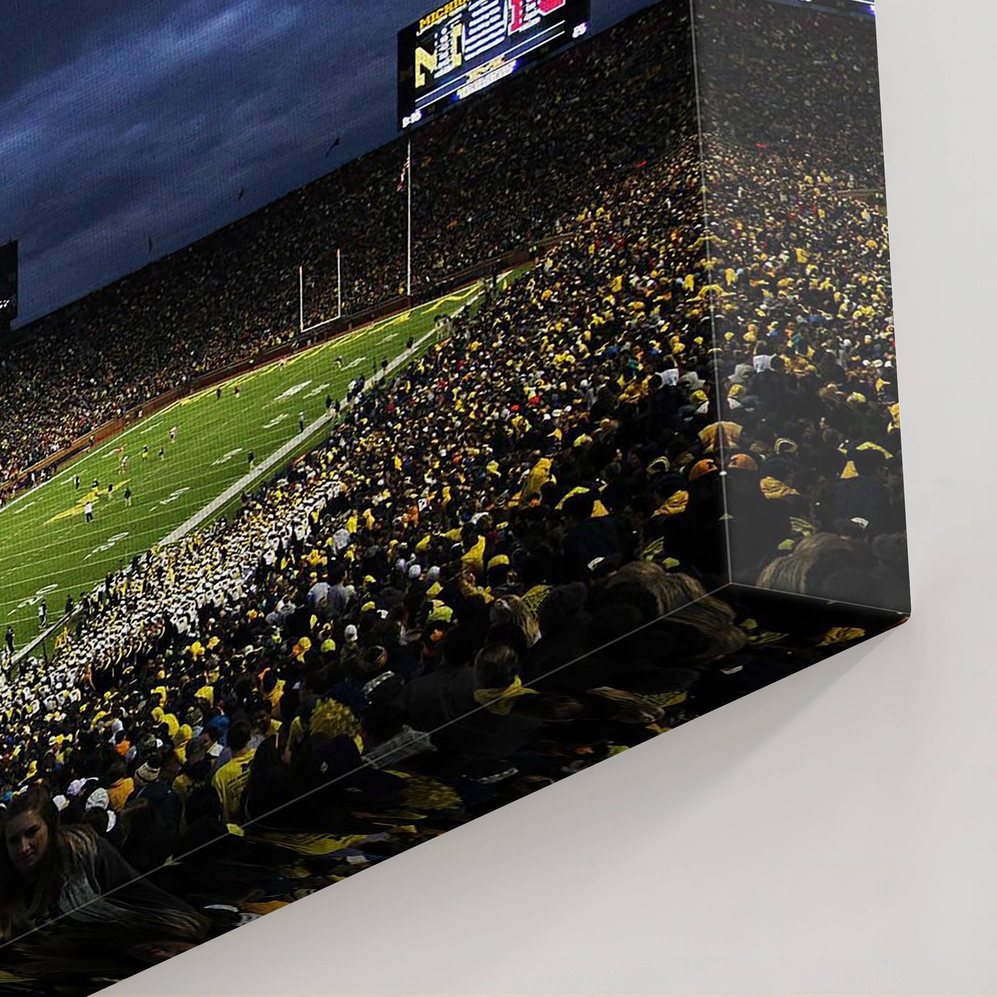 Michigan 'the Big House' Canvas Wall Art,college Football Decor ...