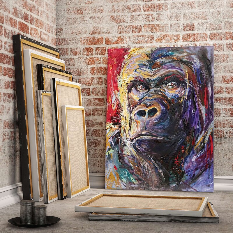 Gorilla Poster - Etsy