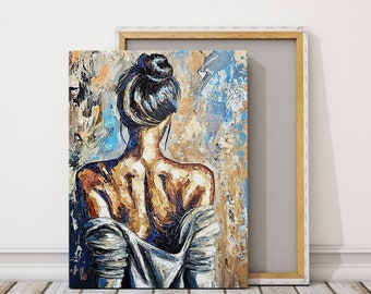 Woman Back Drawing - Etsy