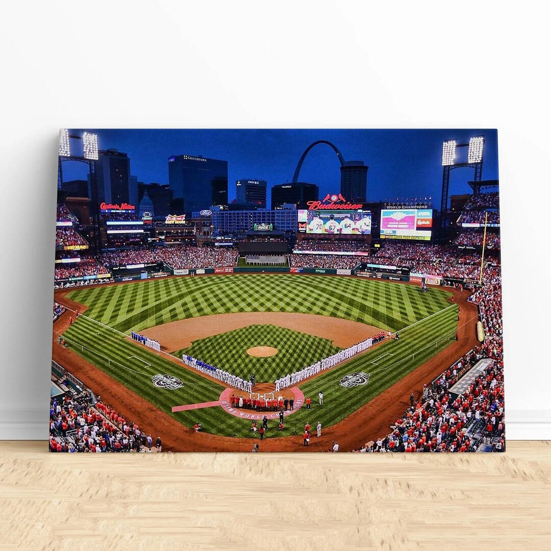 Busch Stadium Baseball Park Canvas Wall Art,st,louis Cardinals Decor ...