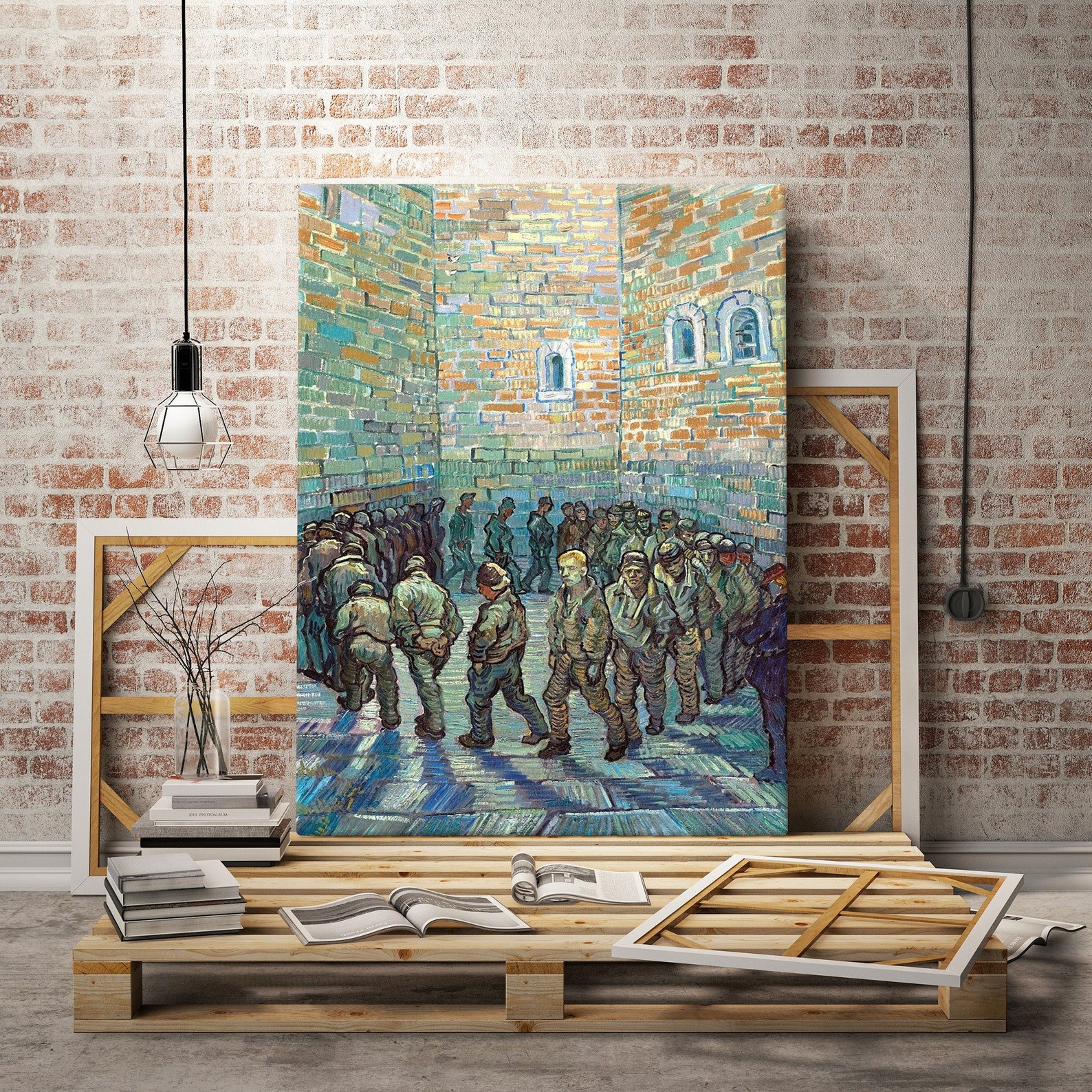Prisoner by Vincent Van Gogh,a Post-impressionist Artwork With ...