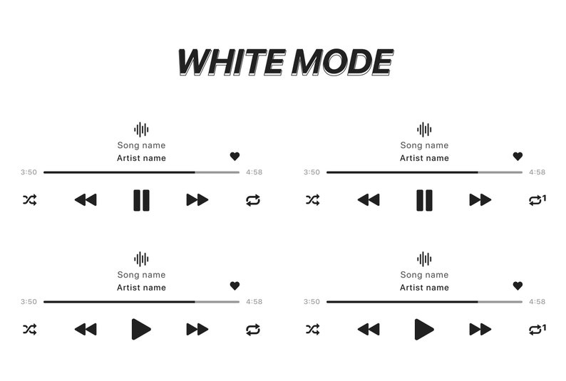 Music Player Svg Png Audio Control Svg Play Buttons Bundle Audio ...