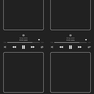 Music Player Svg Png Audio Control Square Album Song Cover Audio ...