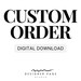 Custom Order Label Templates, Made to Order Labels, Custom Design ...