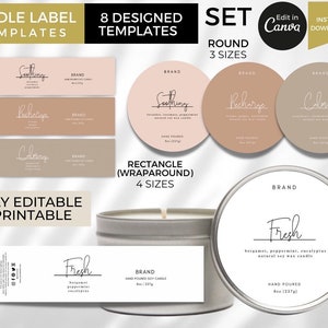 Editable Cold Brew Coffee Bottle Labels Template Canva, Drink Label ...