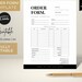 Printable Order Form Template Canva, Editable Purchase Order Forms ...