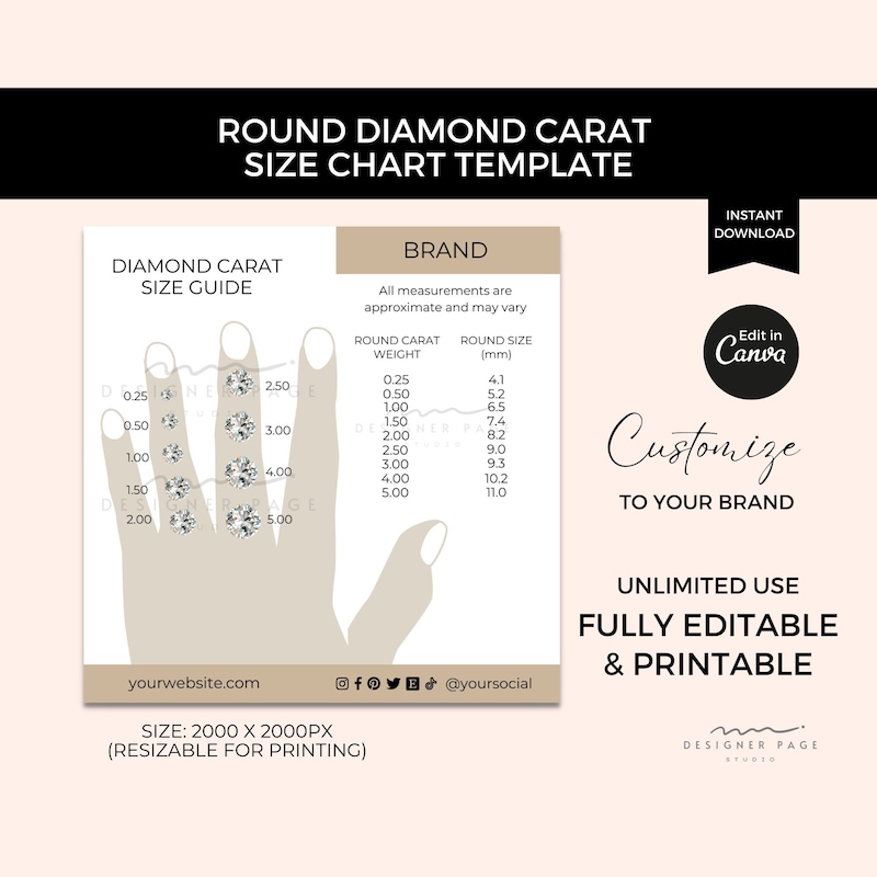 Mm Size Chart for Beads - Etsy