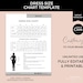 Editable Dress Size Chart Template Canva, Womens Dress Sizes Guide ...