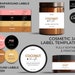 Editable Cosmetic Jar Label Template Canva, Printable Product Label ...