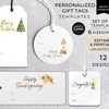 Editable Wine Bottle Hang Tags Template Set Canva, Printable Champagne ...