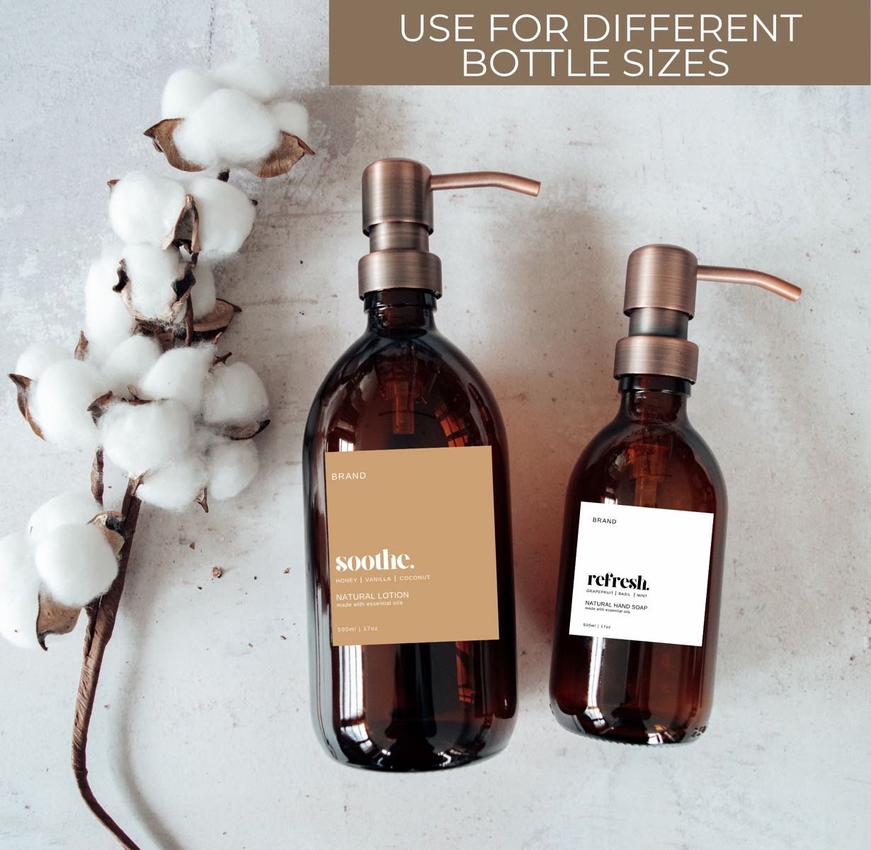 Minimalistic Hand Soap Bottle Labels Template Editable, Hand Wash Body ...