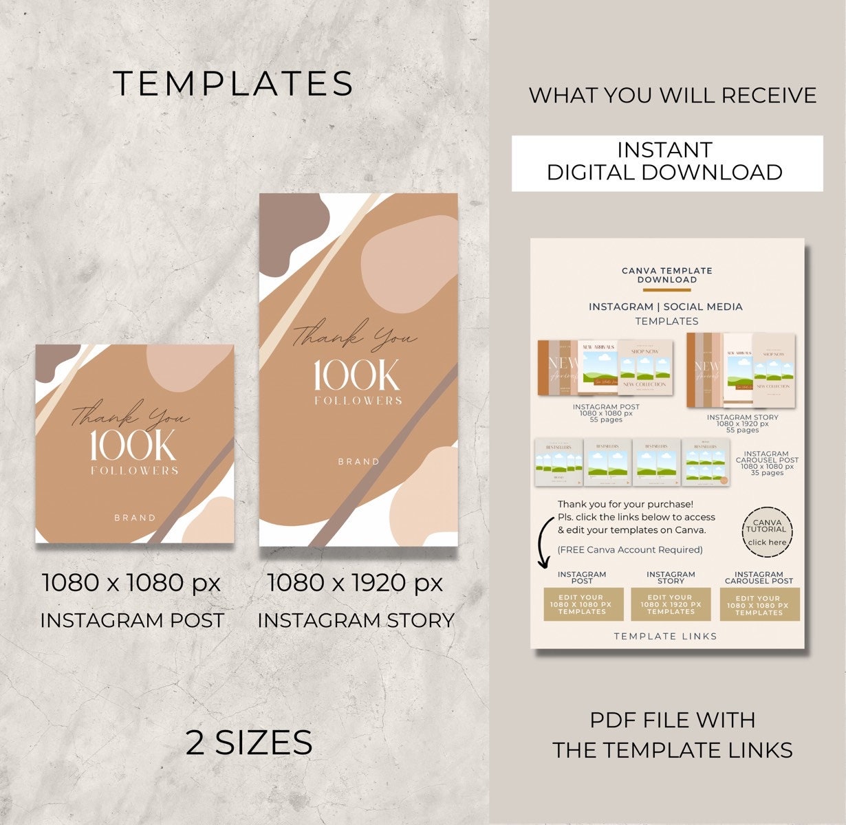 Editable Instagram Templates for Business Product, Instagram Post ...