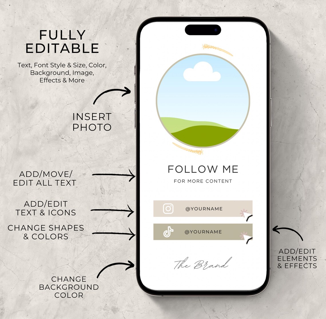 Follow Me on Tiktok Template Canva Editable Tiktok Video - Etsy