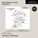 Editable Ear Piercing Chart Template Canva, Printable Ear Piercings ...