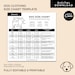 Editable Dog Clothes Size Chart Template Canva, Printable Dog Clothing ...