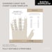 Editable Diamond Carat Size Chart Template Canva, Printable Round Cut ...