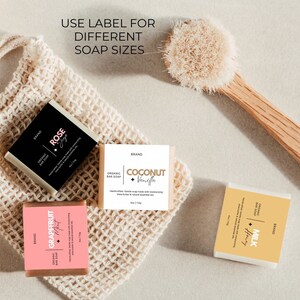 Modern Soap Label Template Editable, Bar Soap Labels Printable ...