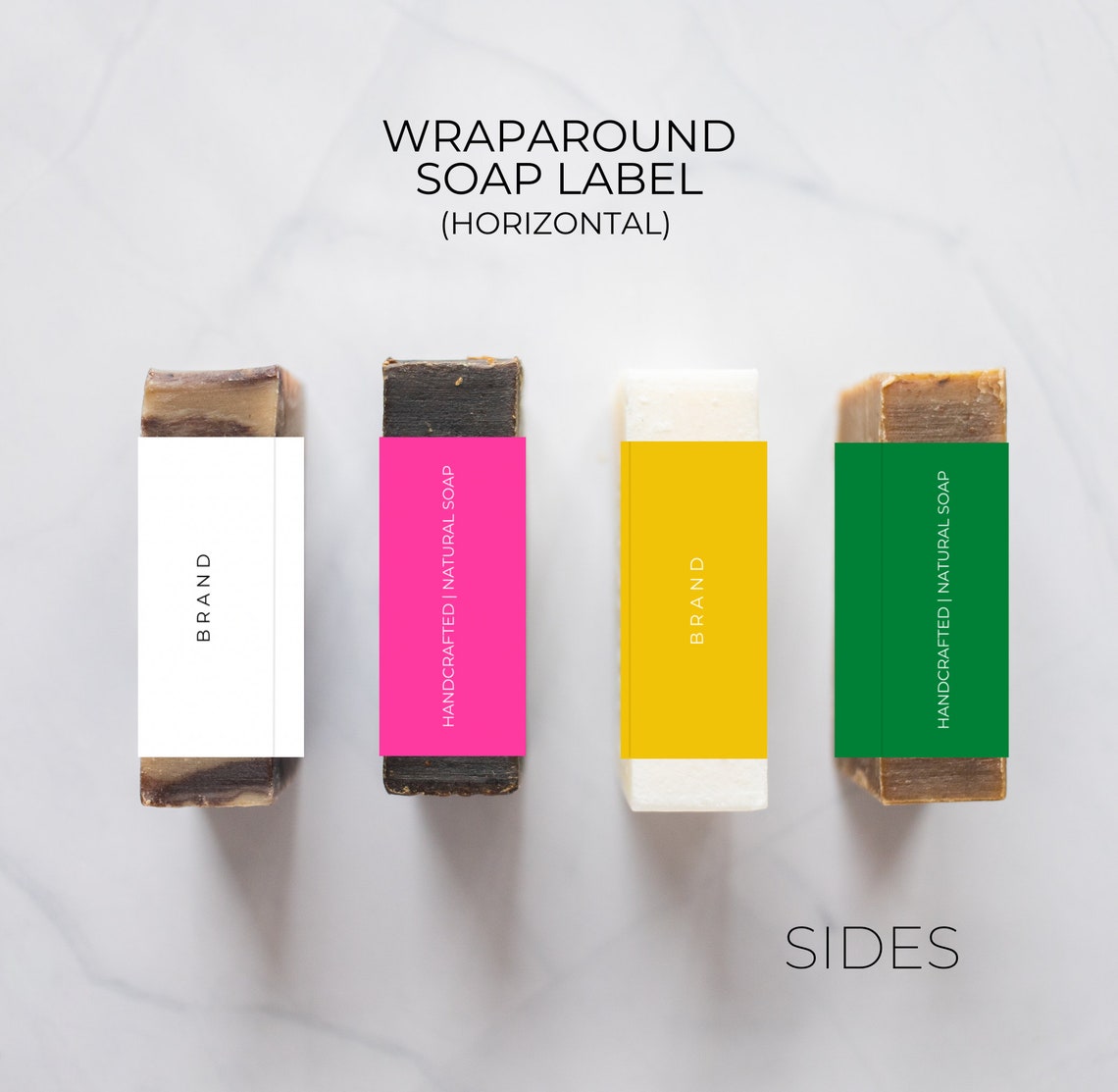 Editable Bar Soap Labels Template Canva, Soap Sleeve Labels Printable ...
