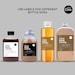 Editable Cold Brew Coffee Bottle Labels Template Canva, Drink Label ...