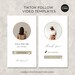 Follow Me on Tiktok Template Canva, Editable Tiktok Video Templates ...