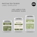Matcha Tea Tin Can Labels Template Editable Canva, Tea Canister Label ...