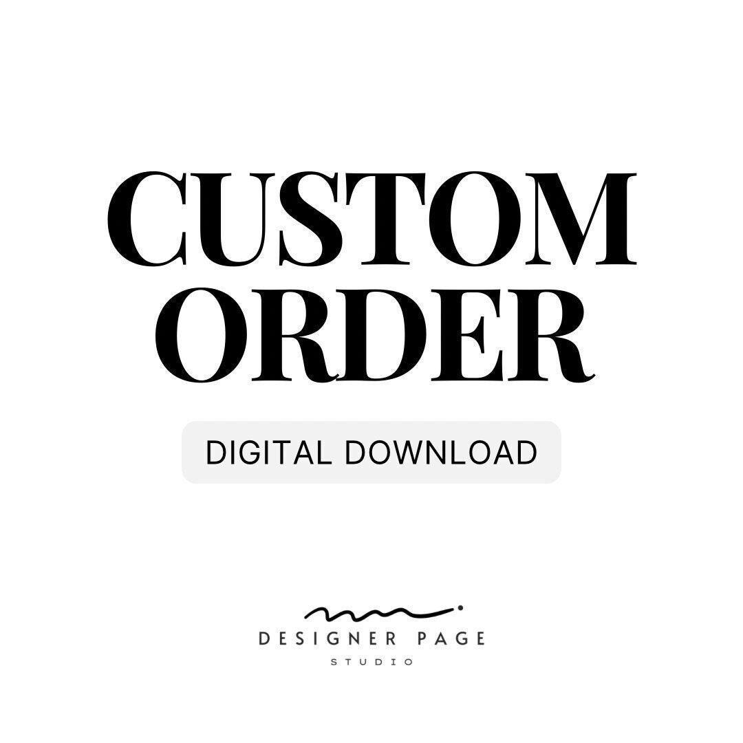 Custom Order Label Templates, Made to Order Labels, Custom Design ...