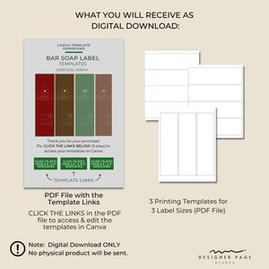 Christmas Soap Labels Template Editable, Bar Soap Wrap Labels Printable ...