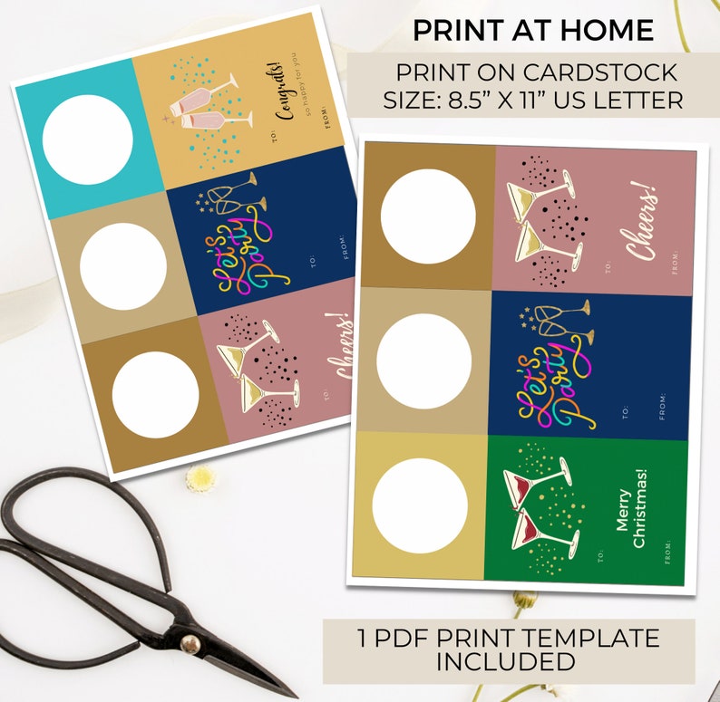 Editable Wine Bottle Hang Tags Template Set Canva Printable - Etsy