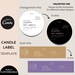 Editable Candle Tin Labels Template Canva, Candle Round Labels, Modern ...