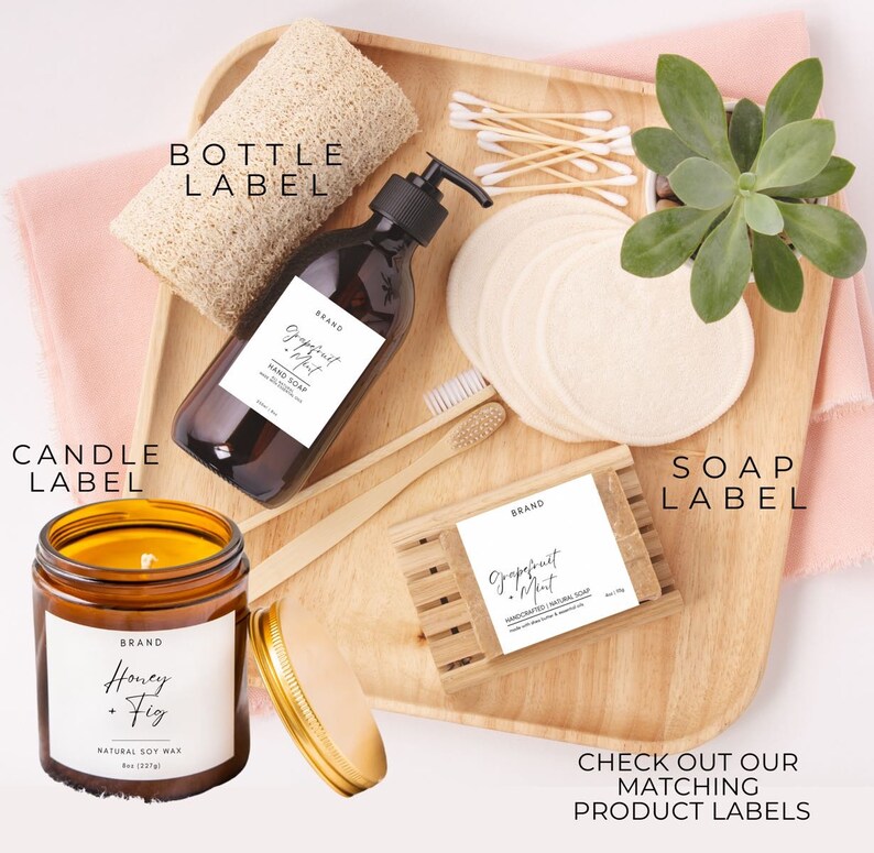 Editable Soap Label Template Canva Bar Soap Wrap Labels - Etsy