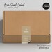Box Seal Labels Template Editable Canva, Mailer Box Label Stickers ...