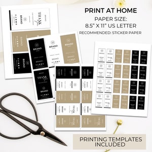 Box Seal Labels Template Editable Canva, Mailer Box Label Stickers ...